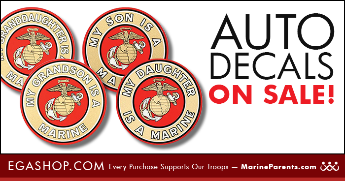 Auto Decals to show your Marine Corps support!