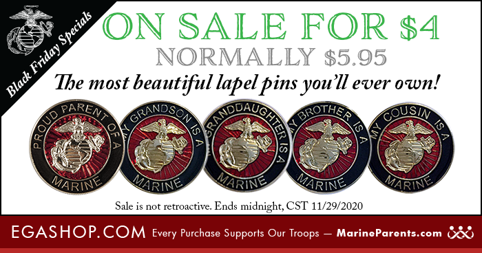 Beautiful Marine Family Member Lapel Pins