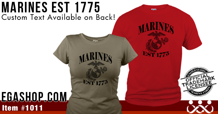 Marines Est 1775 with EGA