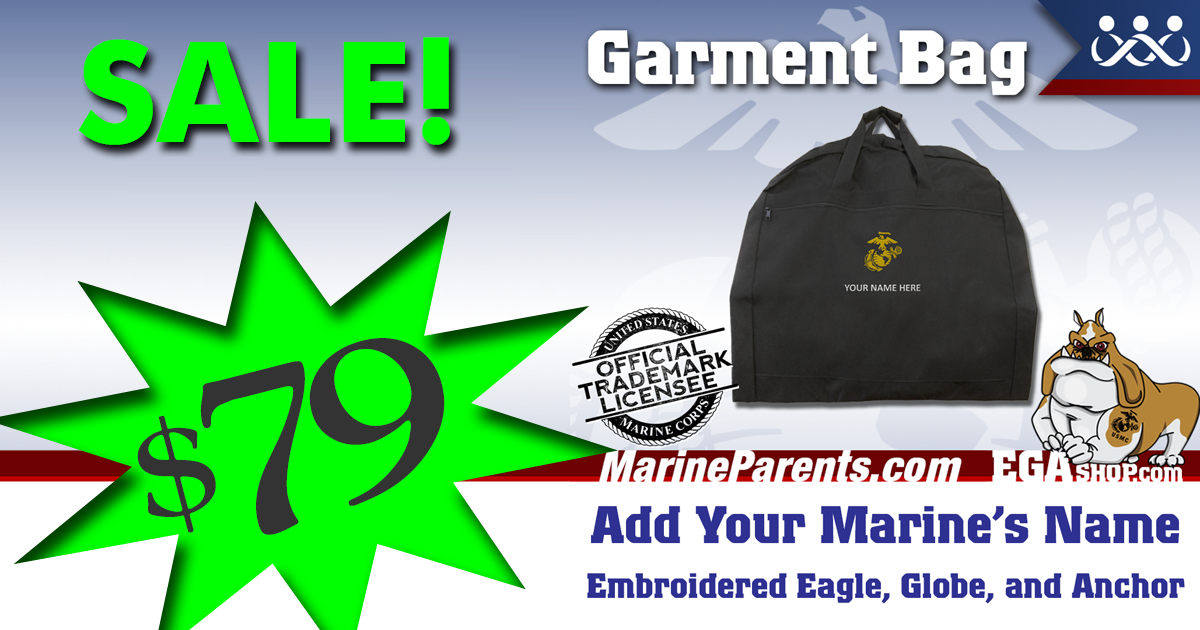 ON SALE Marine Corps Dress Blue Garment Bag